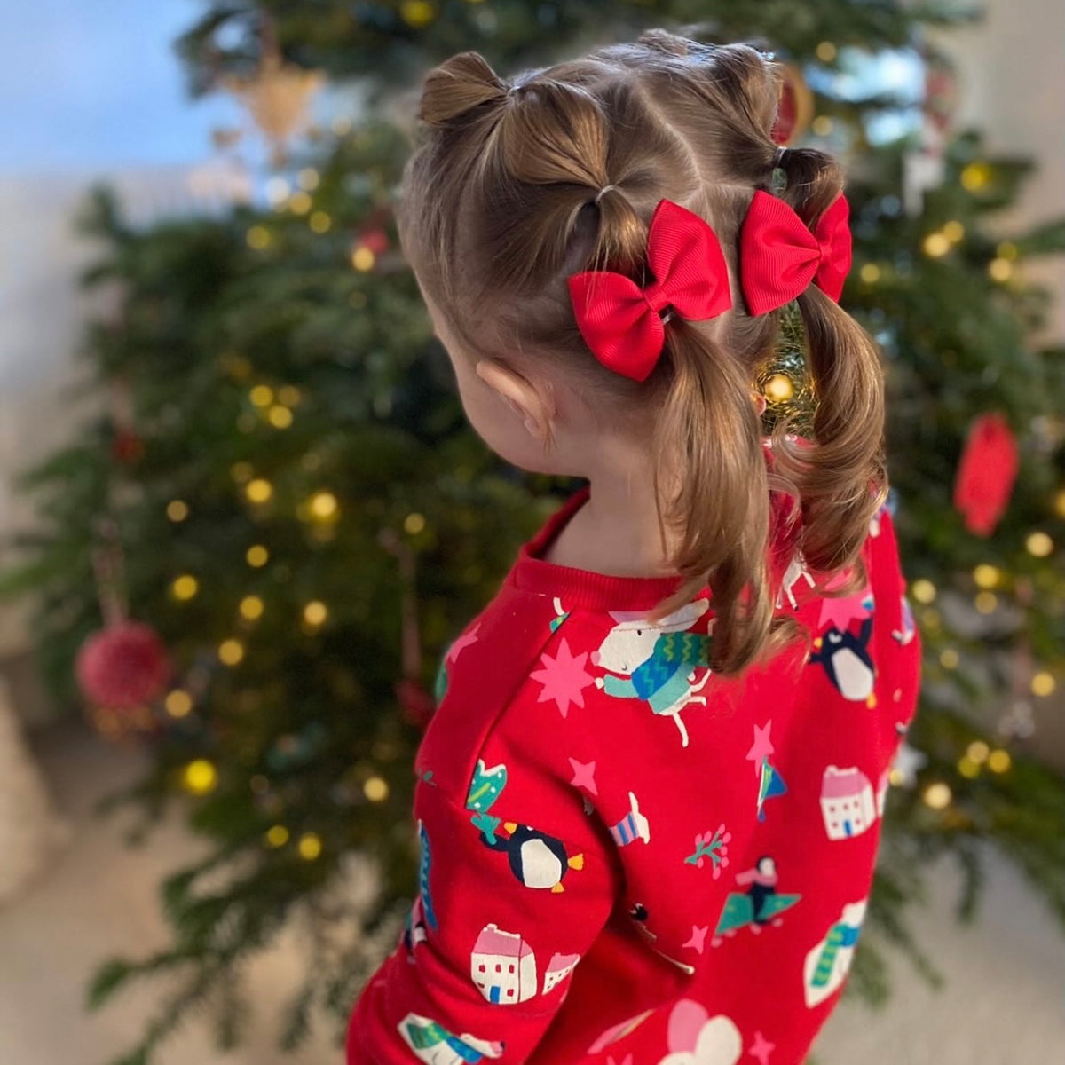 Large red pinch bows – TheBowBoutique
